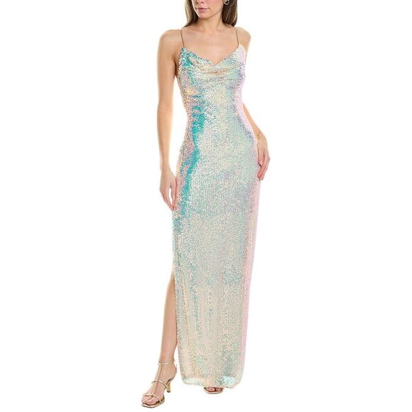 Liv Foster | Dresses | Liv Foster Sequin Column Gown | Poshmark